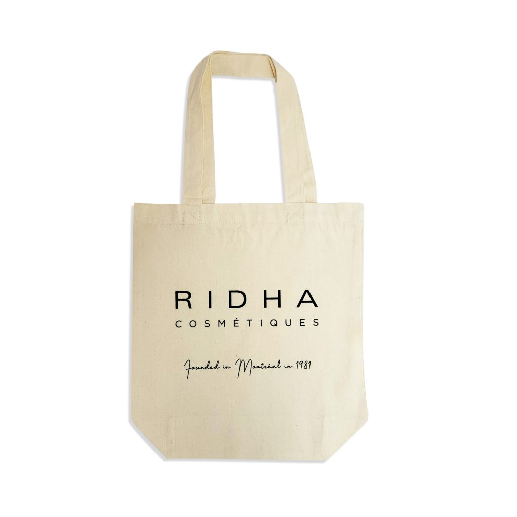 ICONIC RIDHA NATURAL COTTON BAG - Ridha Cosmétiques